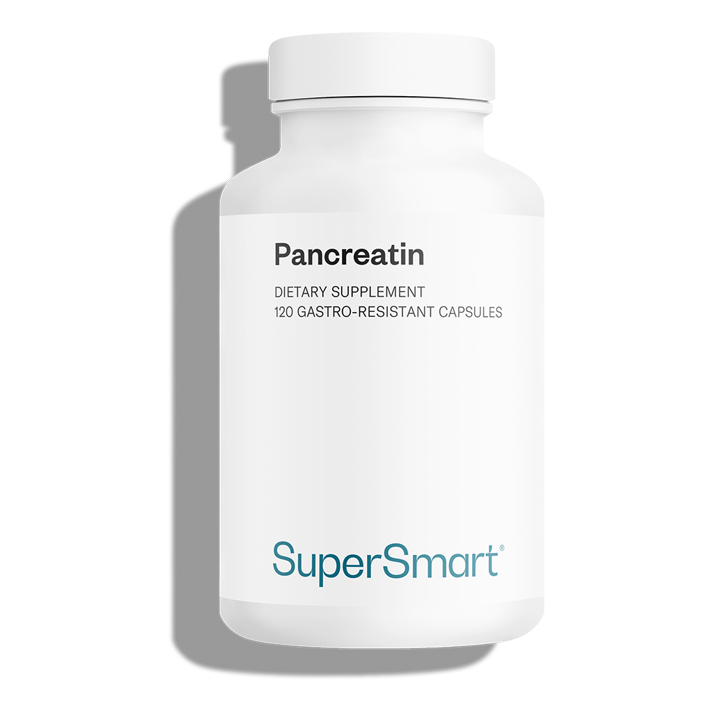 Pancreatin 10X Supplement - 120 DR Caps. | SuperSmart