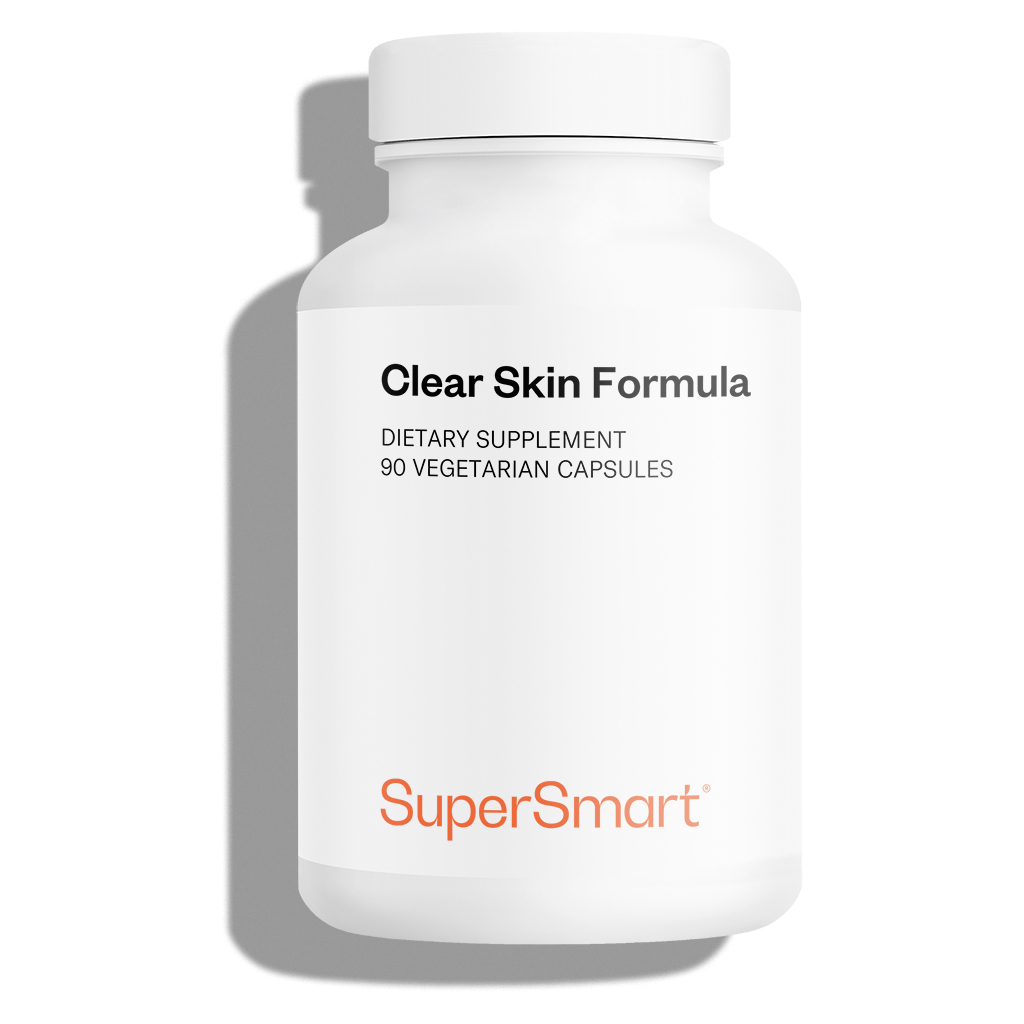 Clear Skin Formula - 90 Veg. Caps. | SuperSmart