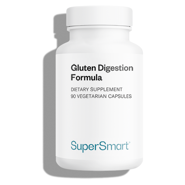 Gluten Digestion Formula - 90 Cáps. Veg. | SuperSmart